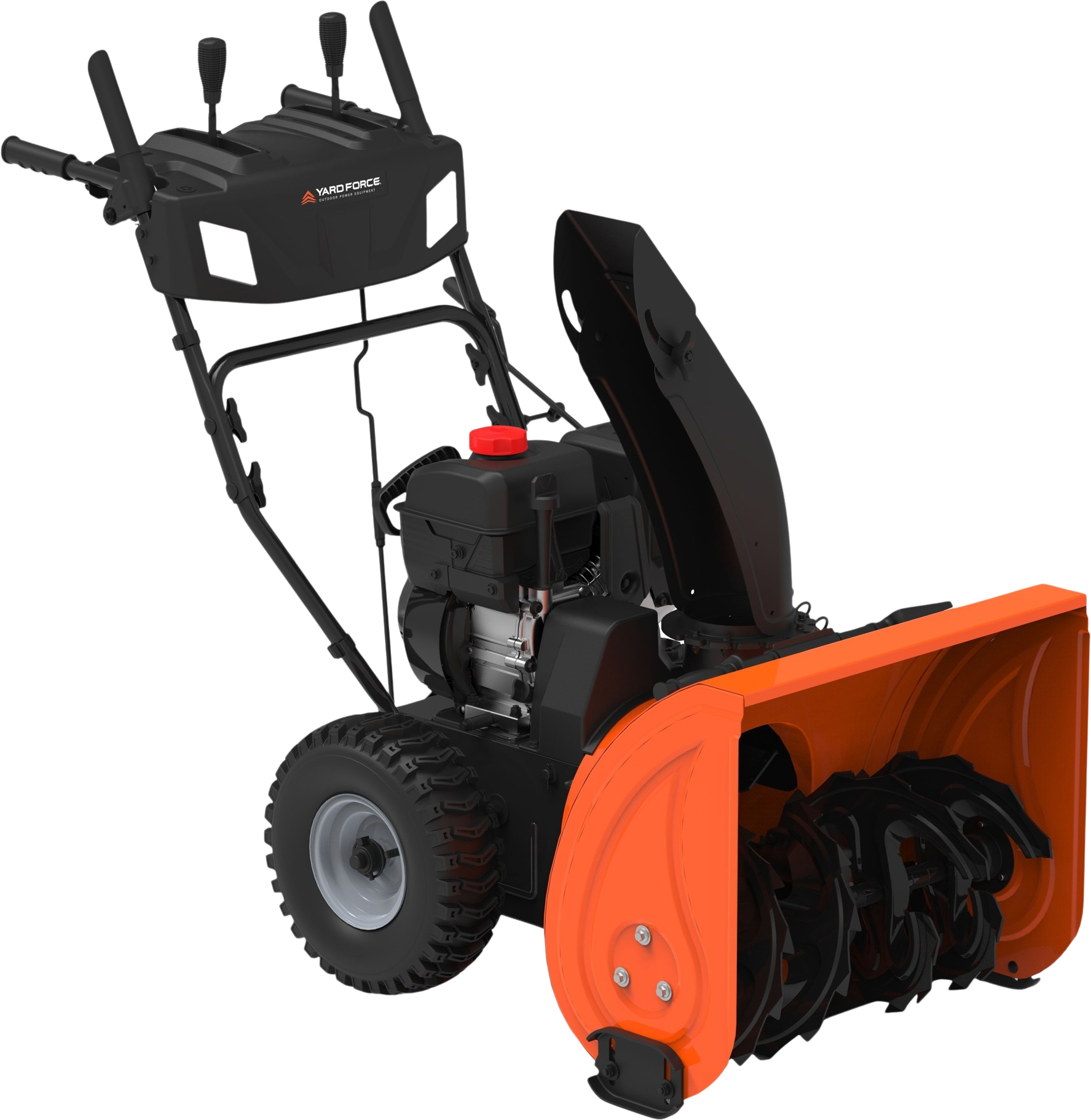 Yard Force Dual-Stage Snow Blower 24" Gas Powered 212cc Engine New Can ...