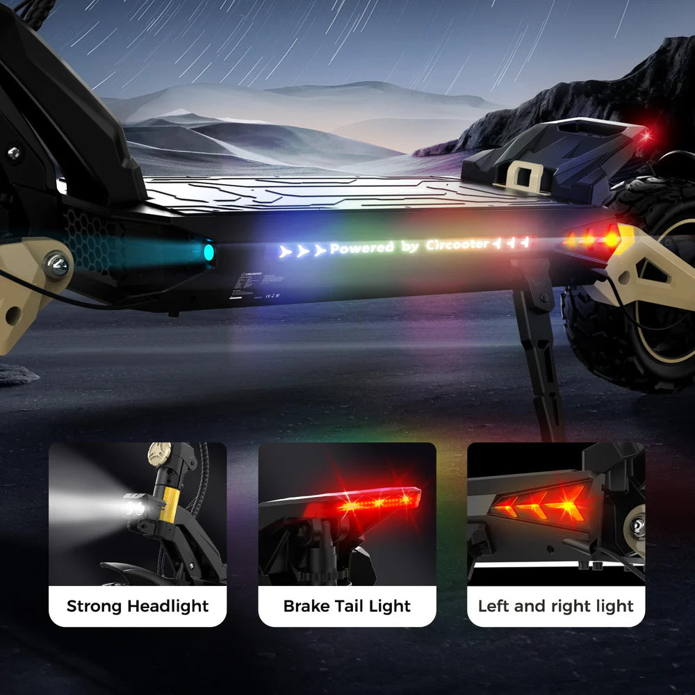 Circooter Cruiser Pro Electric Scooter Dual-Motor 38 MPH 40 Mile Range ...