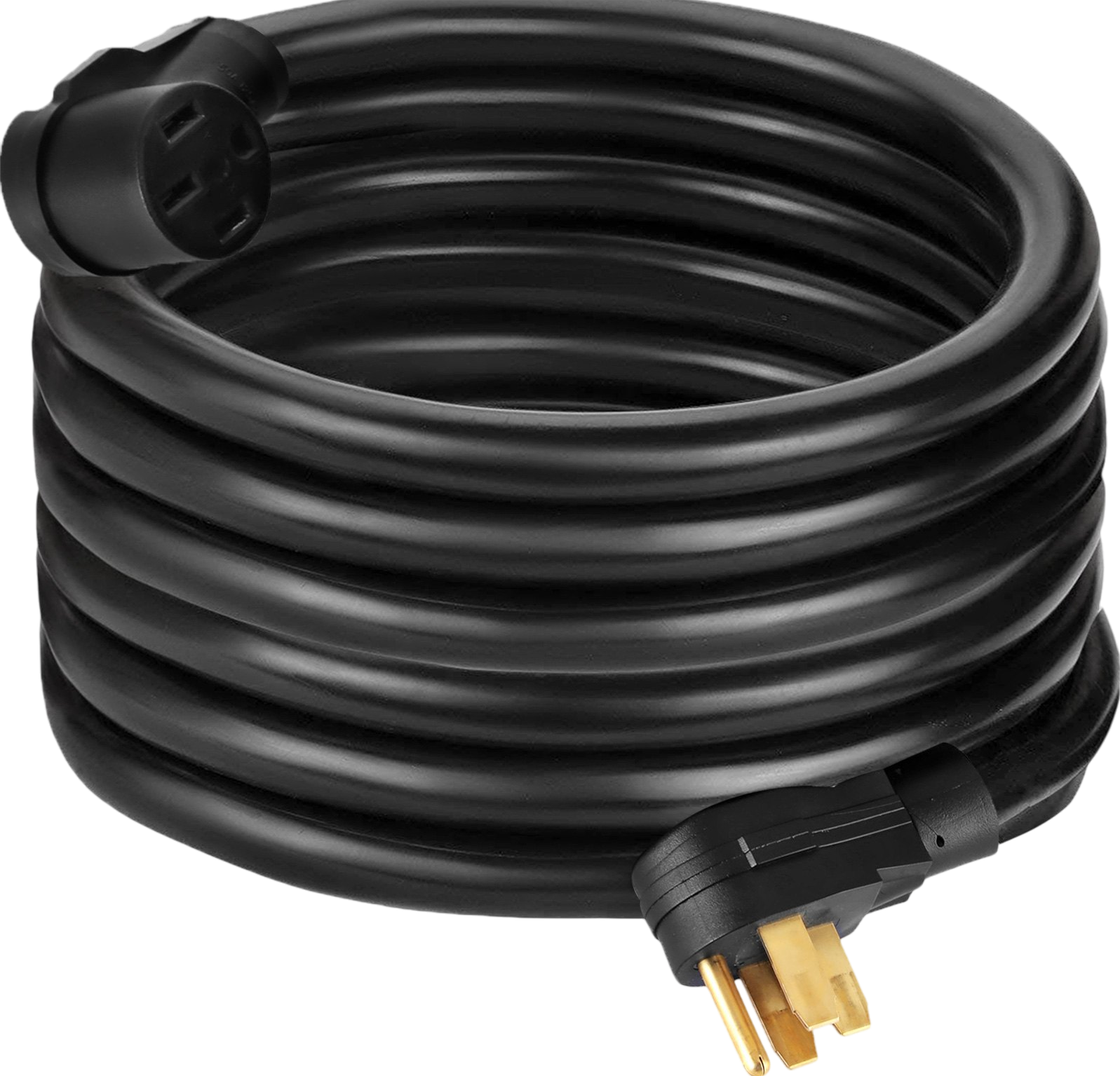 Vevor RV Extension Power Cord 50' 40A AWG 8 Cable with N14-50P/N14-50R ...