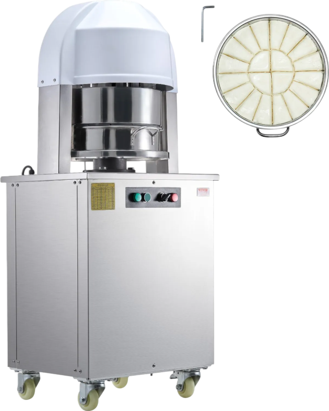Vevor Electric Dough Divider 20 Equal Portions Automatic Press Cutter ...