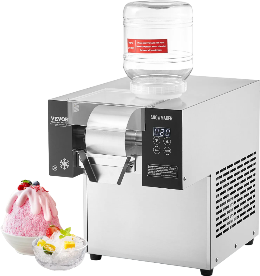 Vevor Commercial Snowflake Ice Machine 276 Lbs/Day Stainless Steel Mul ...