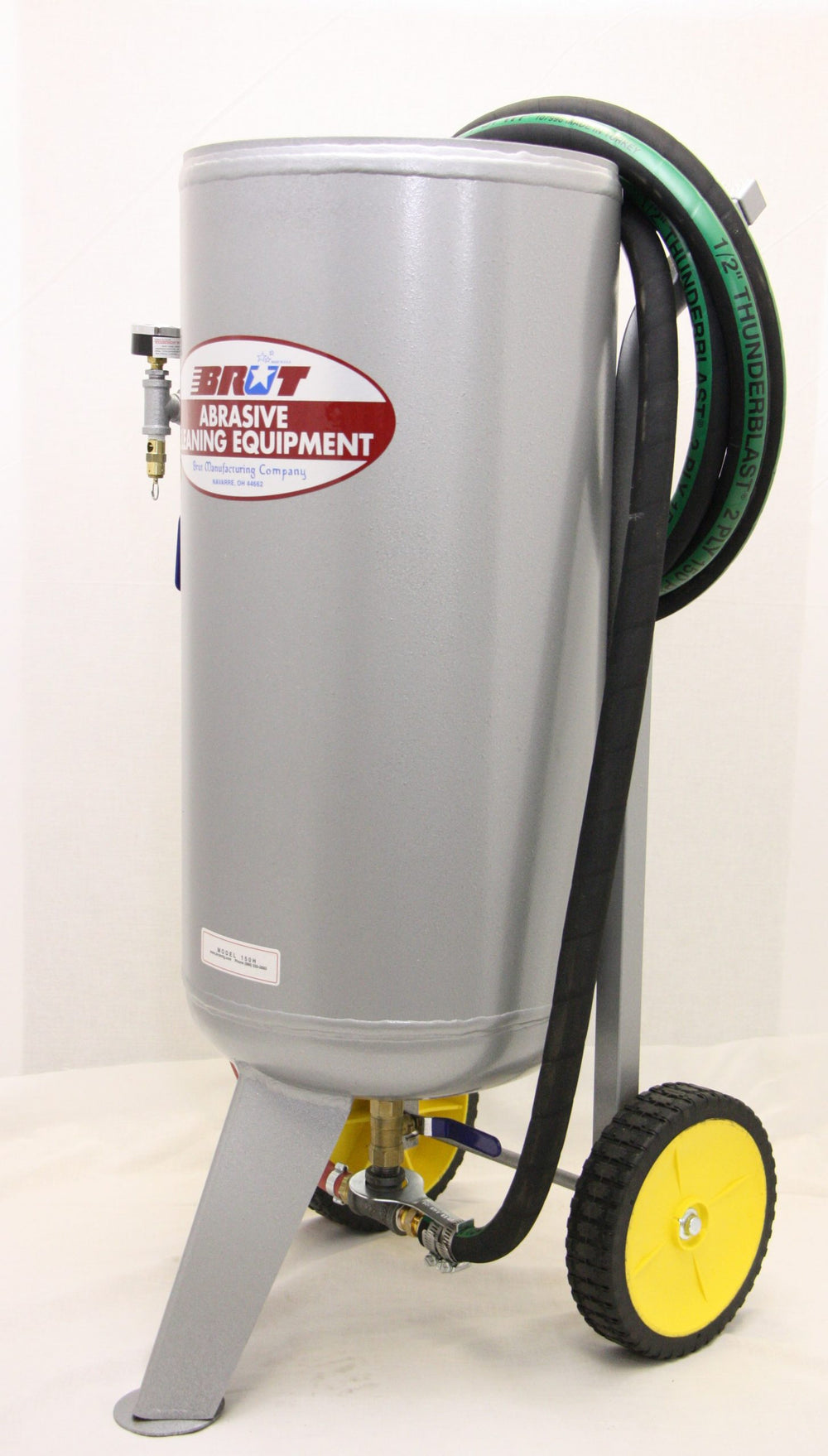 Brut 150H Pressure Fed Abrasive Sand Blaster 100-125 Lb Capacity Heavy ...