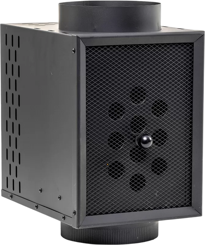 Miracle Heat Deluxe MHD6 Blower Reclaimer Fits 6" Flue for Wood Stoves ...