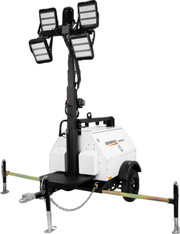 Generac Mobile Light Tower 8kW Diesel Vertical 320W LED with Kubota En ...