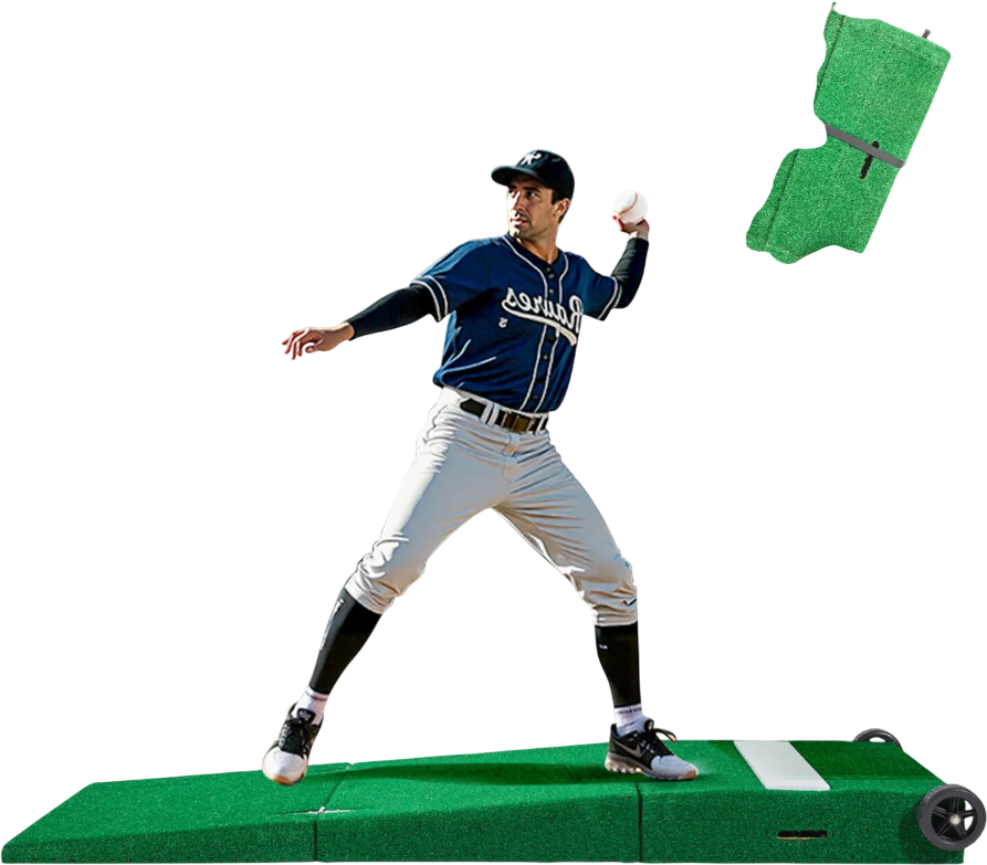 Vevor Portable Pitching Mound 90" Baseball and Softball Training Equip ...