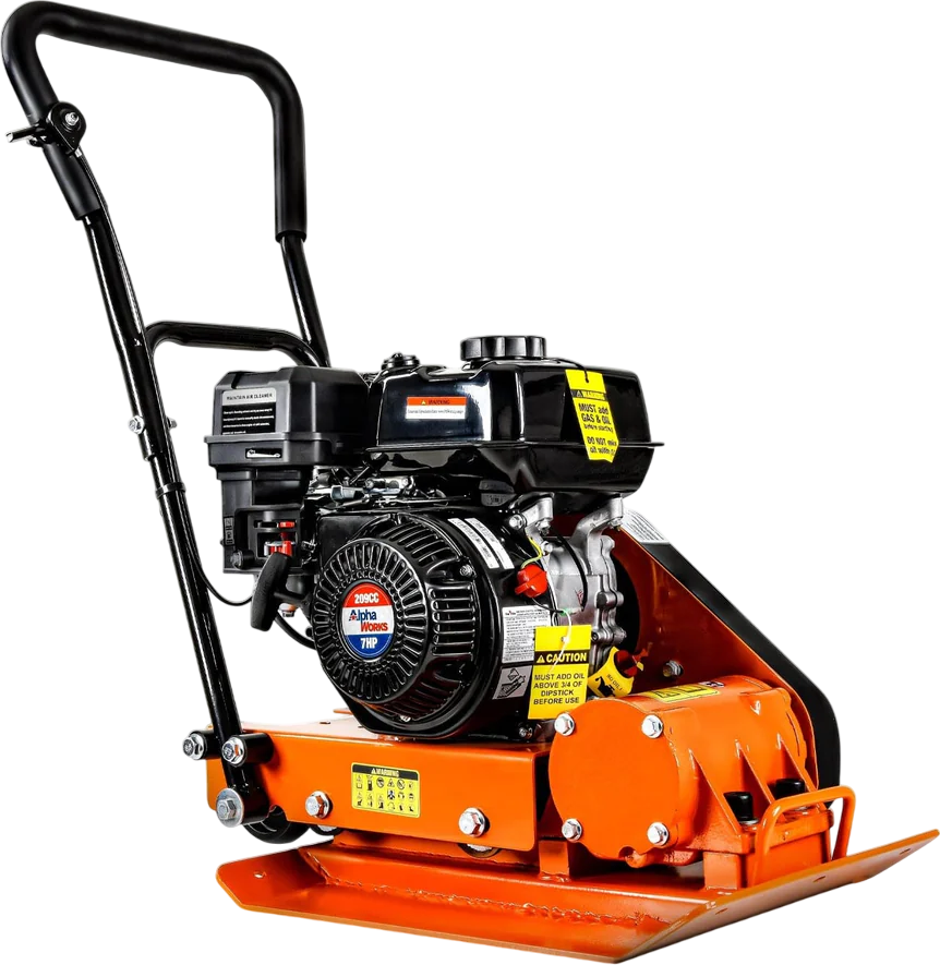 Super Handy GUO118 Plate Compactor 12" Tamping Depth 7HP 4200lbs Impac ...