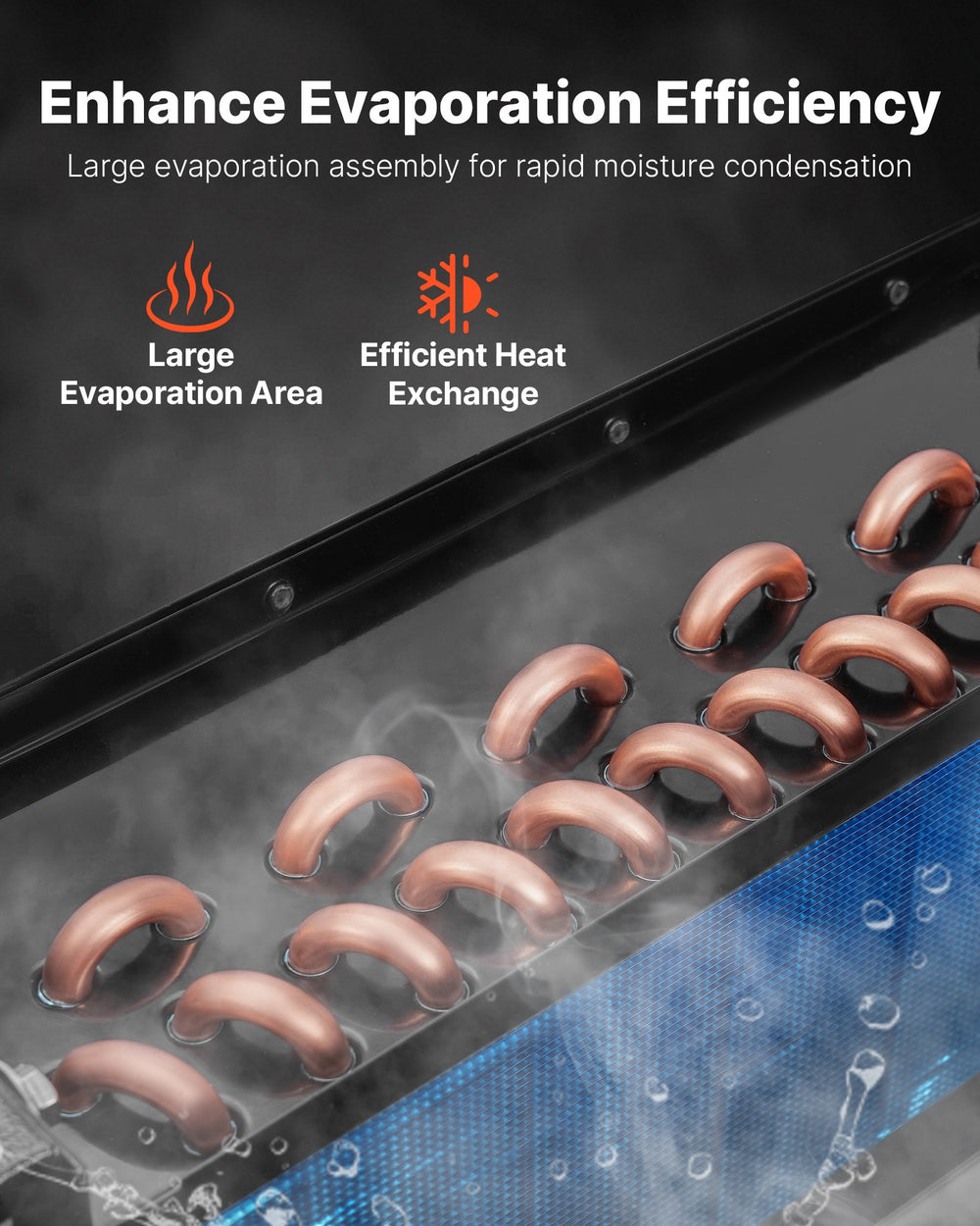 Vevor Compressed Air Dryer Refrigerated 125 CFM Automatic Drainage 110 ...