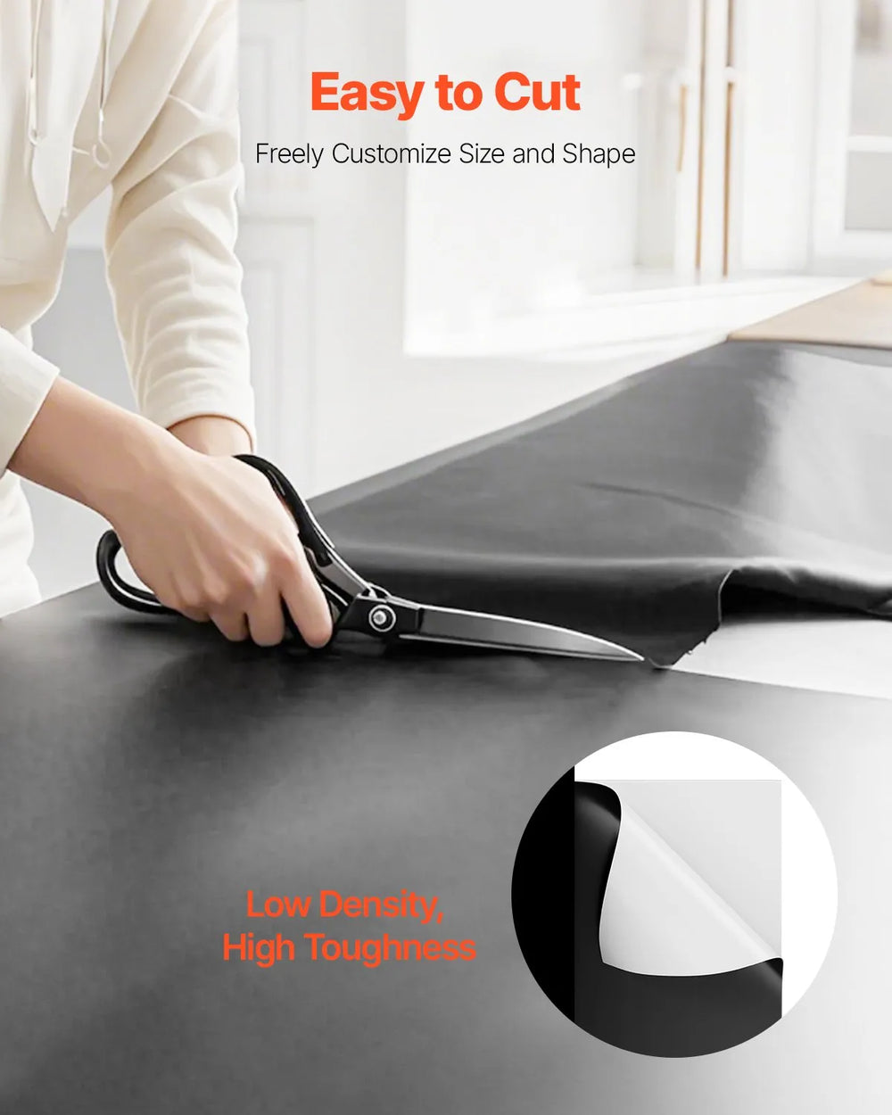 Vevor Heavy-Duty Black Plastic Sheeting 10' x 100' 14 Mil Multi-Purpos ...