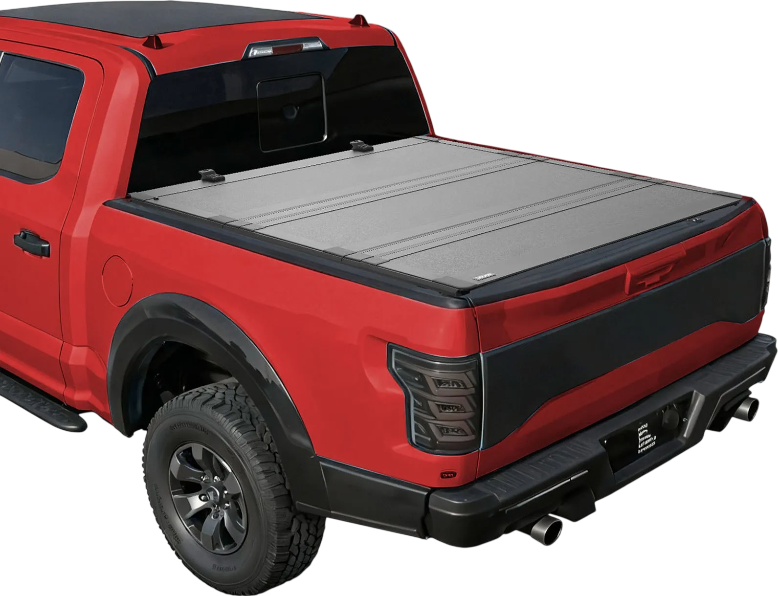 Vevor Truck Bed Tonneau Cover Hard Tri-Fold 54.4" for 2022-2025 Ford M ...