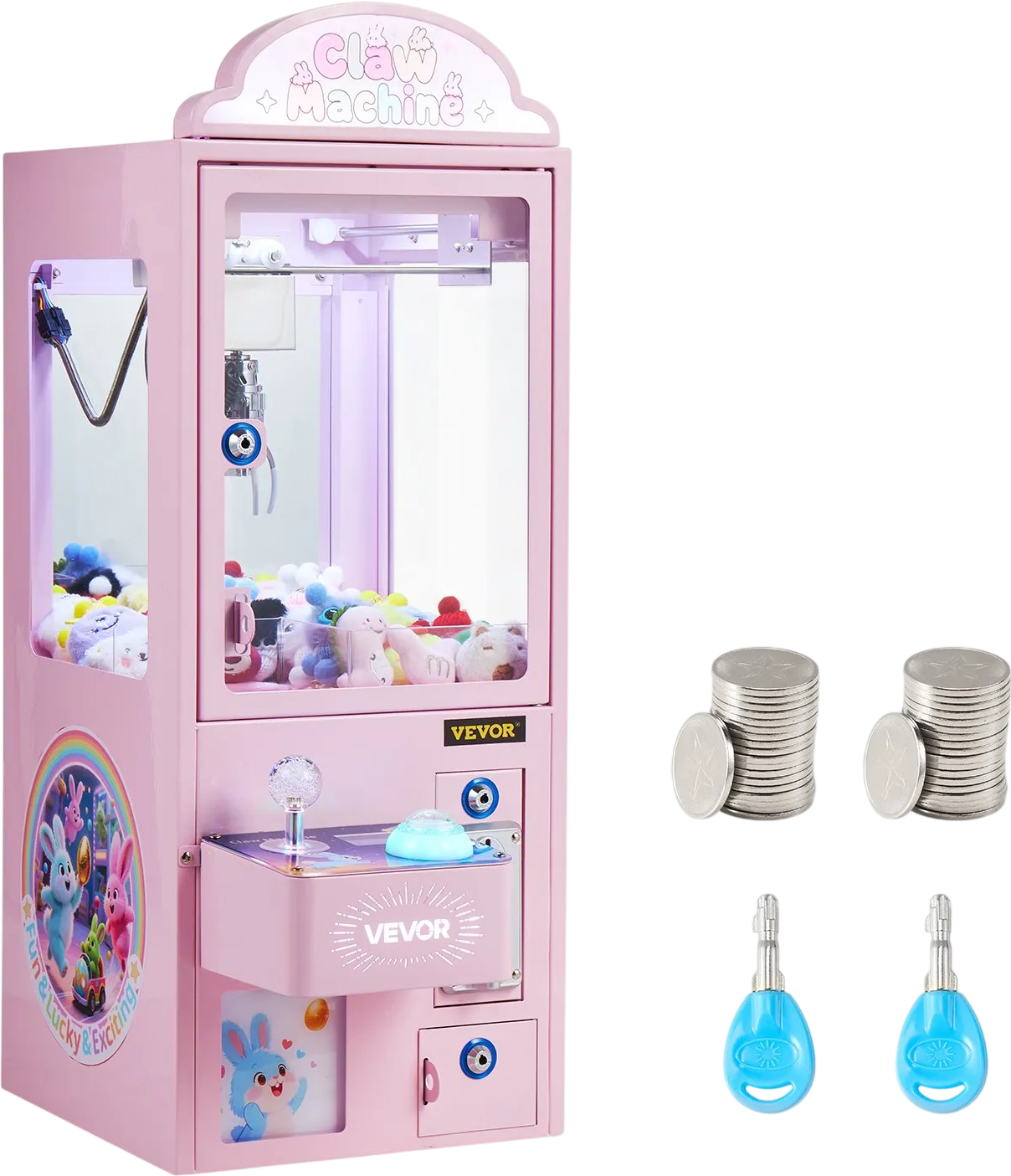 Vevor Claw Crane Machine with Adjustable Precision Grip 30W New ...