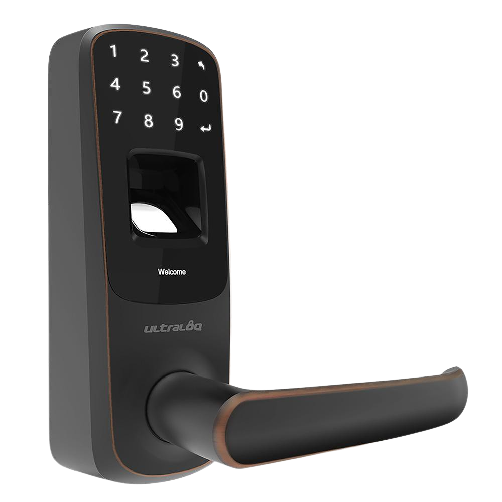 U-Tec UL3 BT (2nd Gen) Smart Lever Lock in Aged Bronze New – FactoryPure